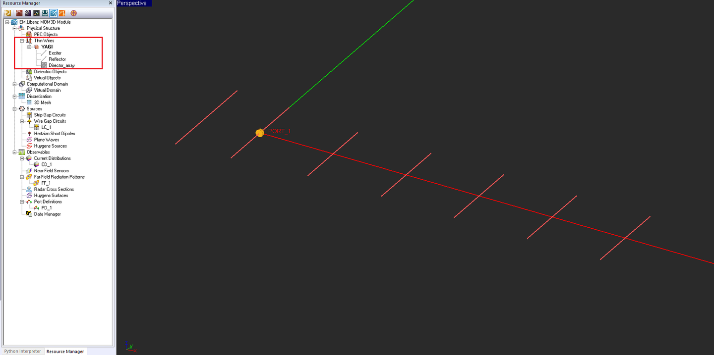 Emlibera Tutorial Lesson 2 Designing A Yagi Uda Dipole Array