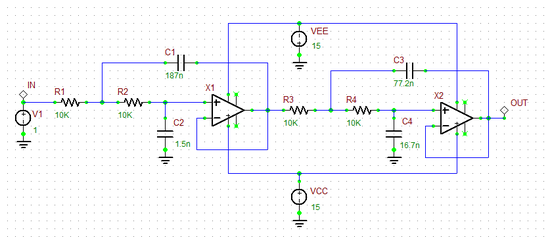 Analog Tutorial Lesson 8: Designing Cascaded Active Op-Amp Filters ...