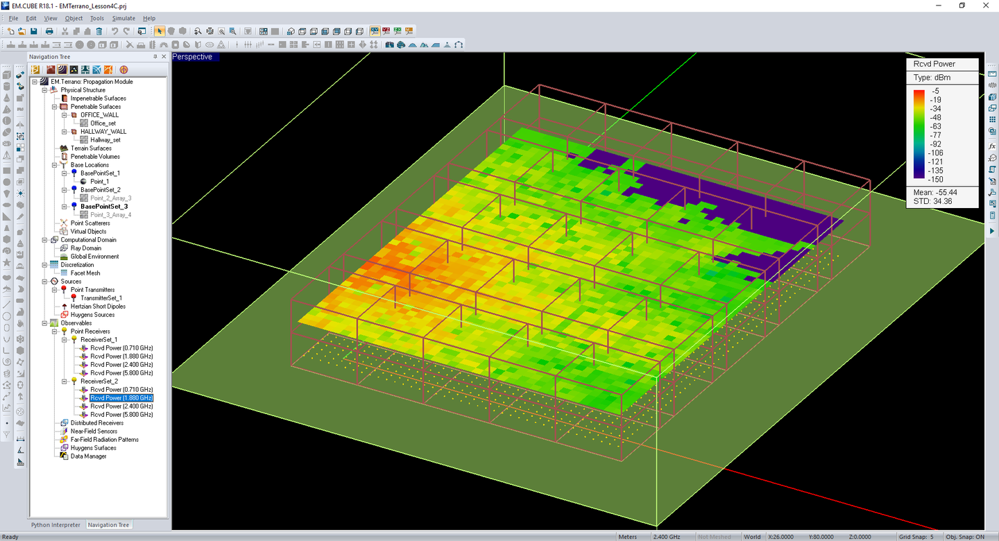 EM.Terrano Tutorial Lesson 4: Analyzing Indoor Propagation Inside A ...